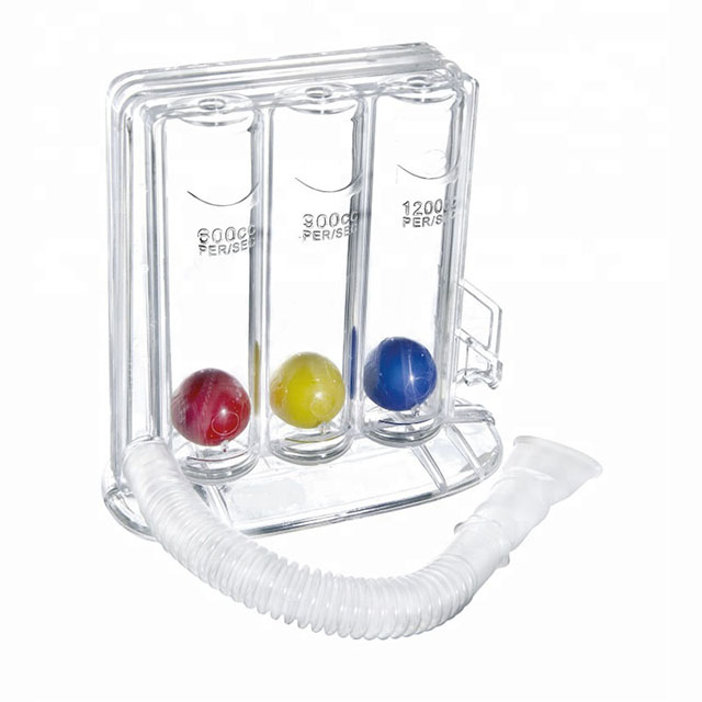 Portable Lung Exerciser Three Balls Spirometer for Breathing Training ...