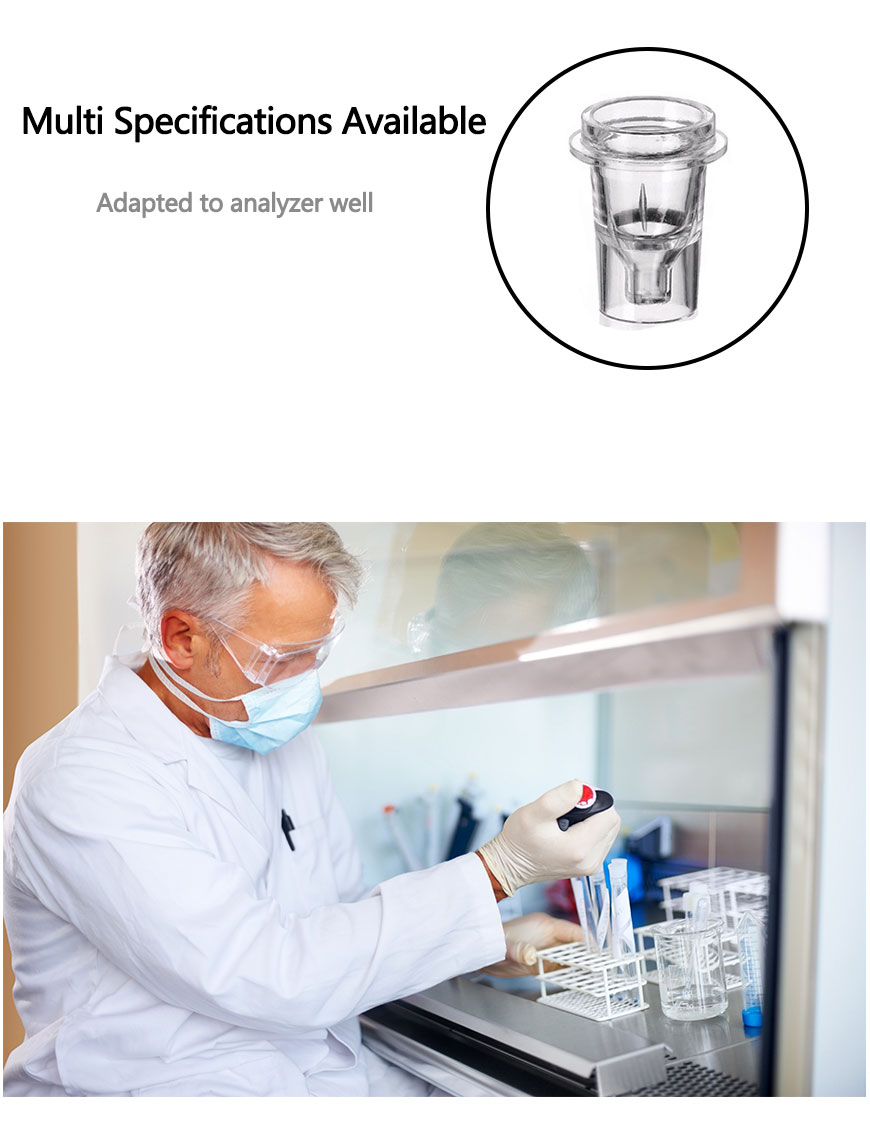 Sample Cup Cuvette With Roche Hitachi Biochemical Analyzer from China ...